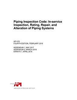 API 570 PDF - Technical Standards Store