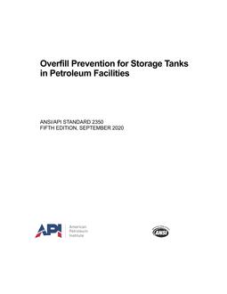 API Std 2350 PDF - Technical Standards Store
