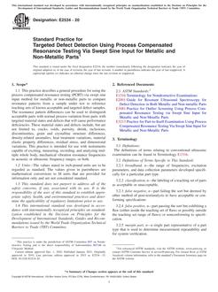 ASTM E2534 PDF - Technical Standards Store