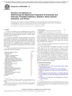 ASTM F606/F606M PDF - Technical Standards Store