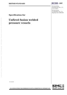 BS 5500 PDF - Technical Standards Store
