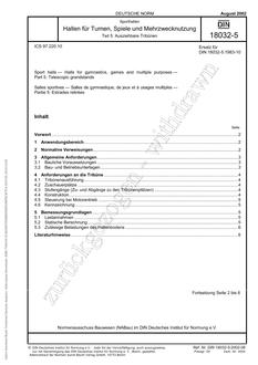 DIN 18032-5 PDF - Technical Standards Store