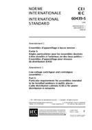 IEC 60439-5 Amd.1 Ed. 1.0 b PDF - Technical Standards Store
