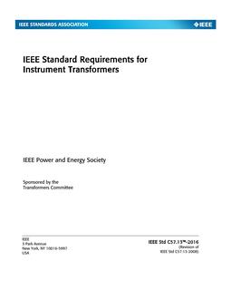 IEEE C57.13 PDF - Technical Standards Store
