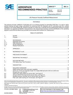 SAE ARP6157A PDF - Technical Standards Store